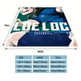 Blue Lock Gifts Blanket For Teen Girls Men Boys Women Him Christmas Day ...
