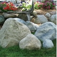 CrystalClear TrueRock Fake Fiberglass Rock, Medium, Greystone, 27 x 21 ...