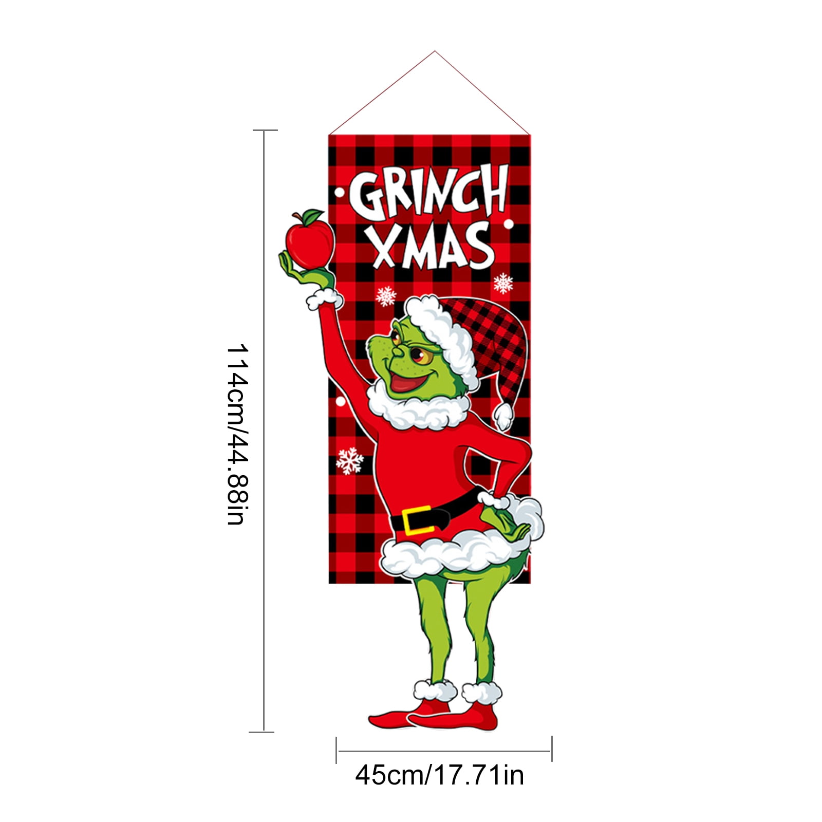 Banderas De Navidad Feliz Navidad goblin bandera colgantes sin rostro ...