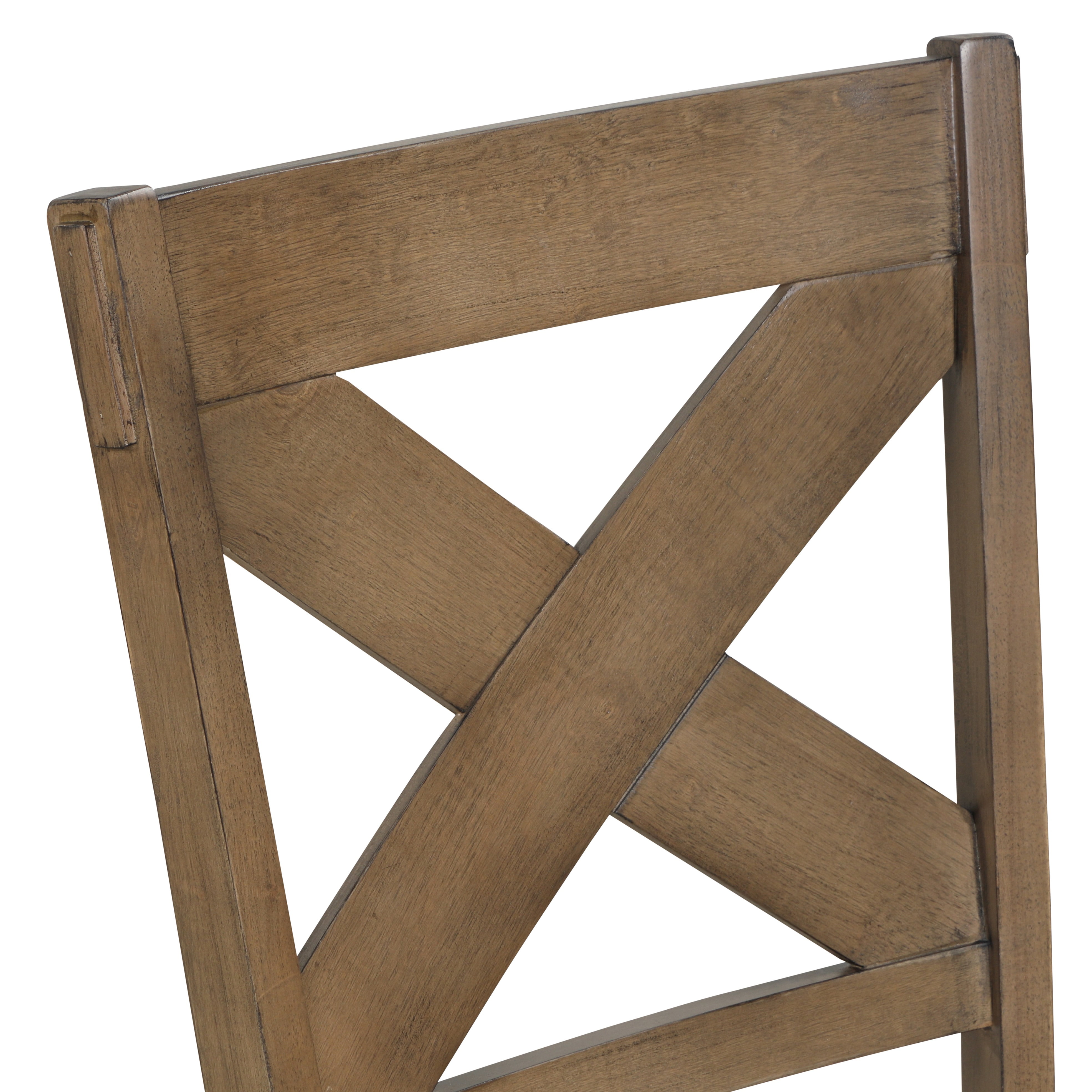 Buy Roundhill Furniture Raven Wood 7-Piece Dining Set, Extendable ...