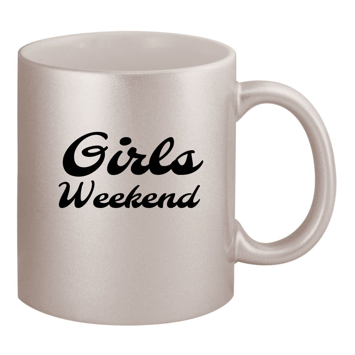Girls Weekend - 11oz Ceramic Silver Coffee Mug - Walmart.com