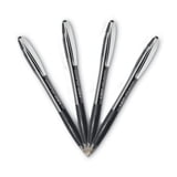 Glide Ballpoint Pen, Retractable, Medium 1 Mm, Black Ink, Black Barrel ...
