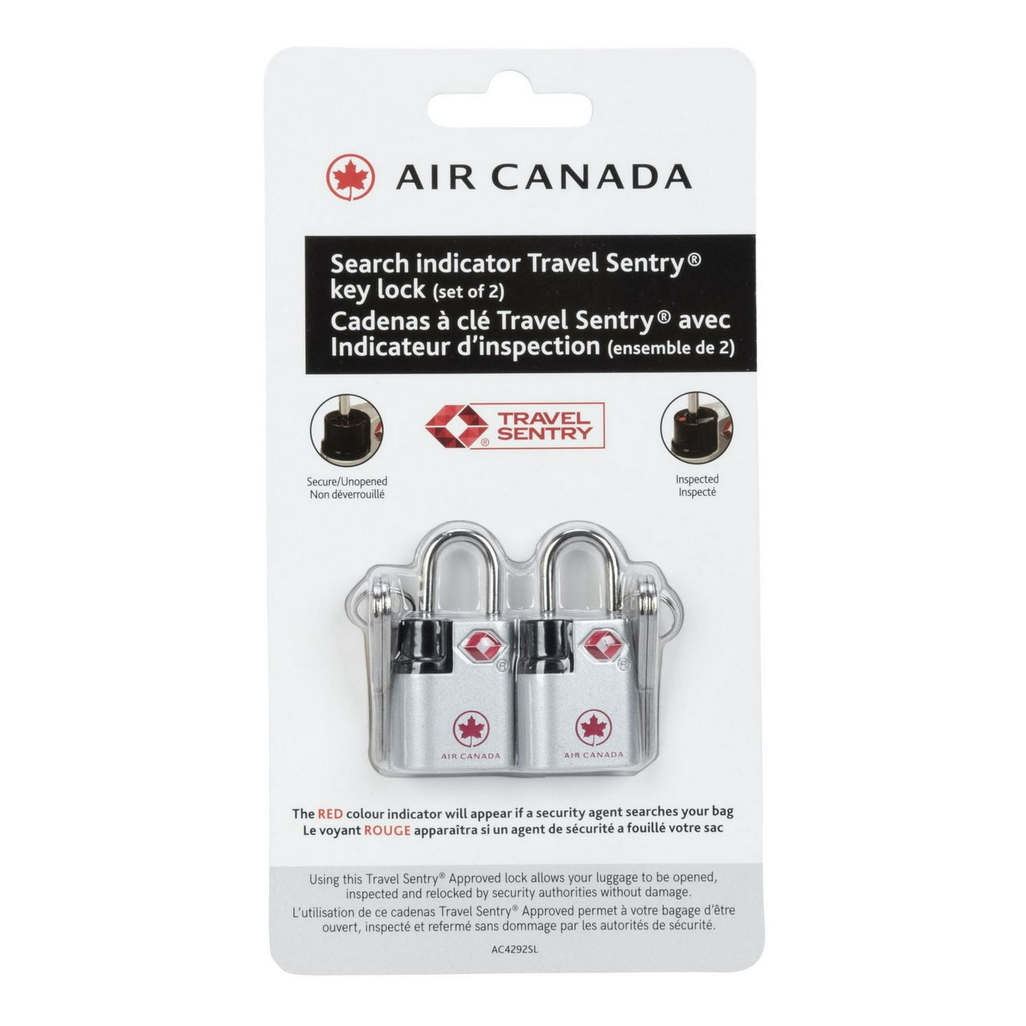 Air Canada Search Indicator Travel Sentry Tsa Key Lock