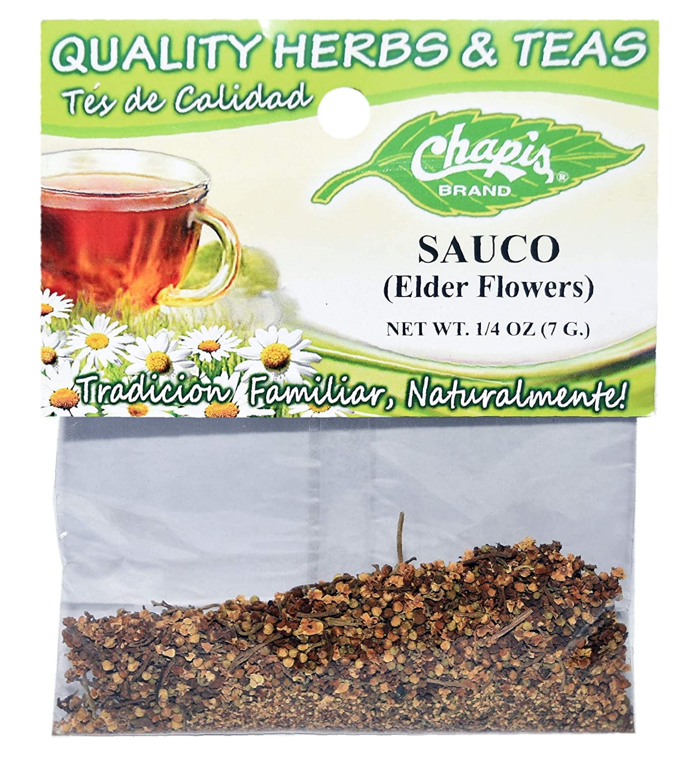 Chapis Tea/Hierba Sauco-Dried Natural Herbs Net Wt. 1/4 oz. (7 g) (3 ...
