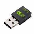 600Mbps Wireless Network Card USB Adapter, 2.4,5GHz Dual-Band, Plug-and ...