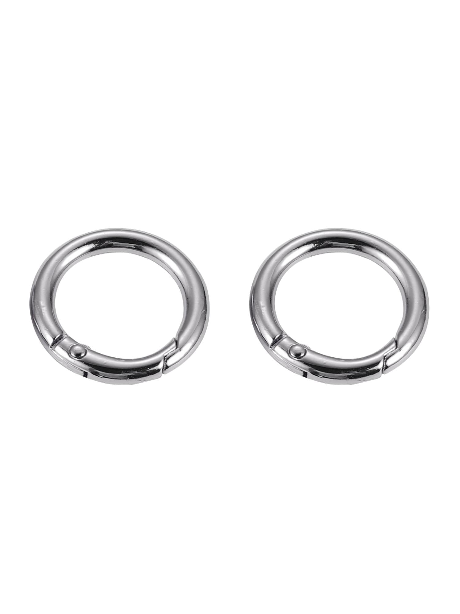 Pinfect 2pcs 2cm Metal Circle Trigger Rings Fashion Simple Alloy Buckle ...