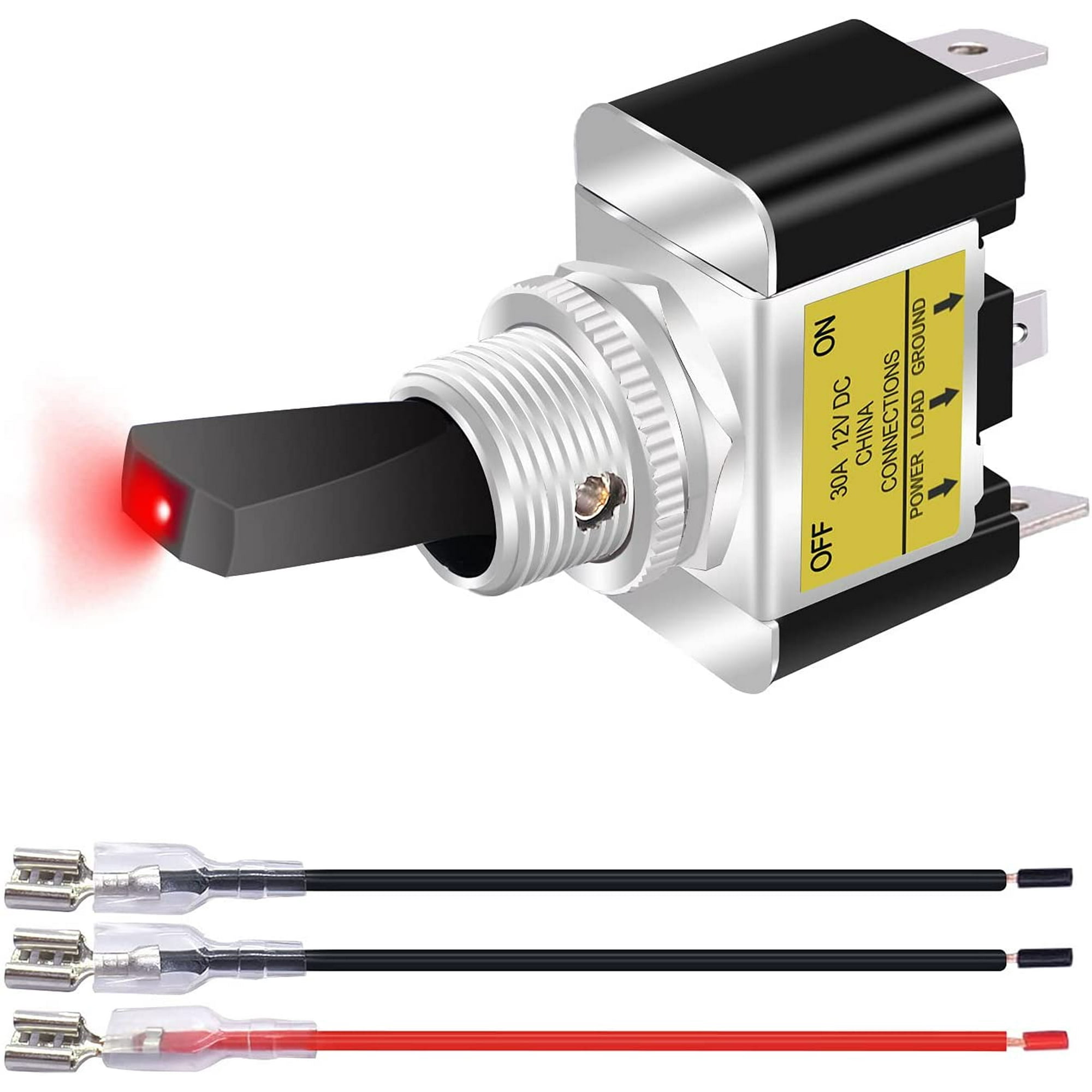 Wiring A 12v Lighted Toggle Switch | Shelly Lighting