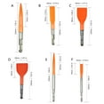 Spring Steel Chisels Masonry Concrete Drill Bit Removal Chisels Bit for ...