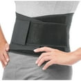 Mueller Lumbar Support Adjustable Back Brace, Lower Pain Relief, Black ...