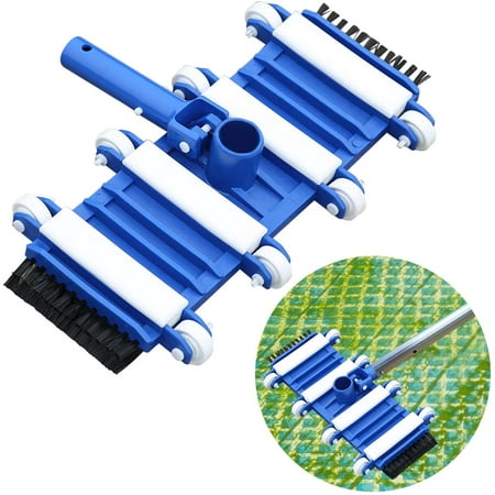 14ih Weighted Flexible Swimming Pool Vacuum Head with Wheels Side ...