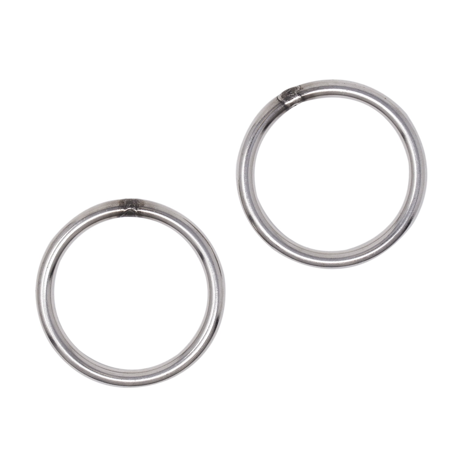 Scuba Choice 316 Stainless Steel Welded Round Ring 6mm x 50mm (1/4" x 2 ...