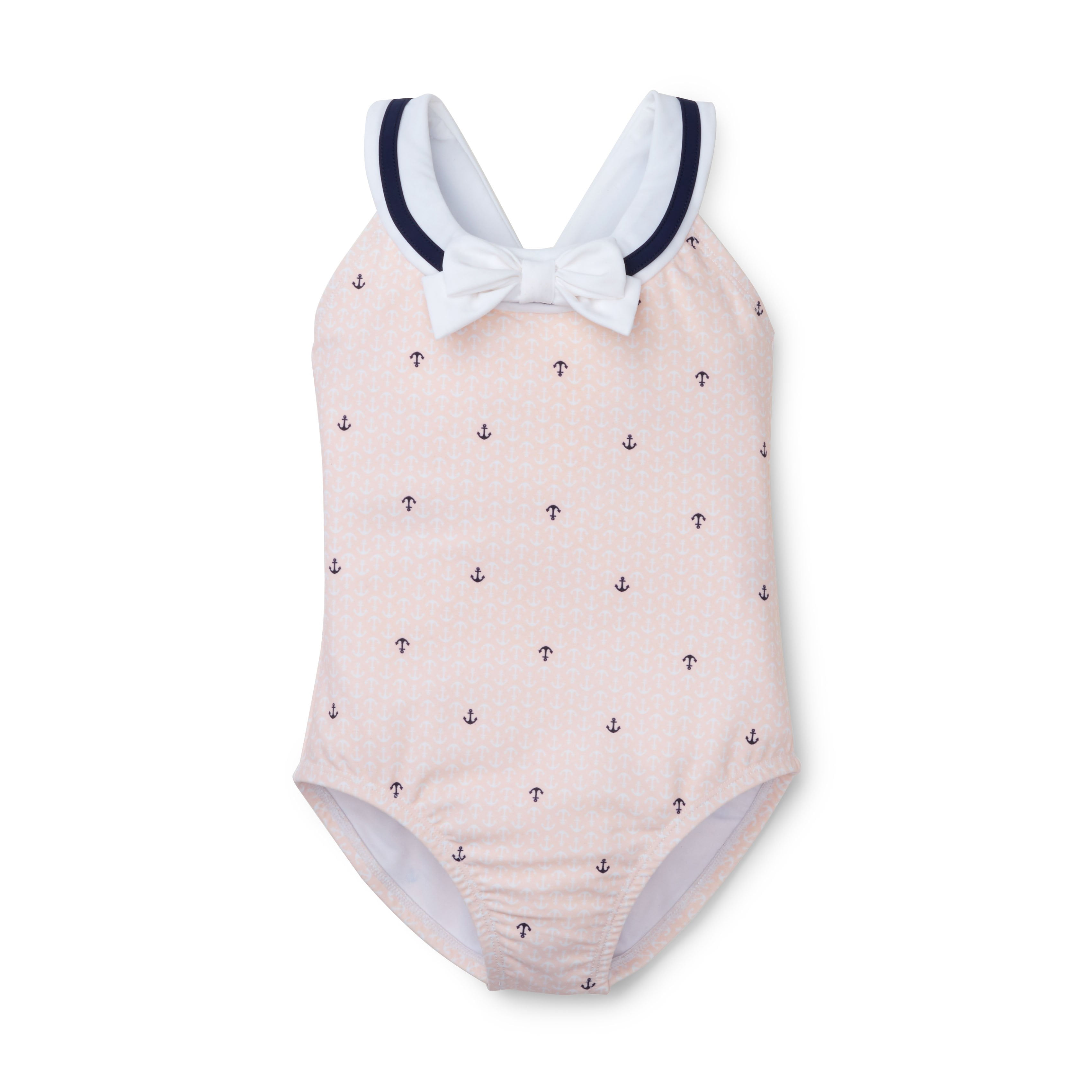 Hope & Henry Girls' One-Piece Sailor Swimsuit - Walmart.com