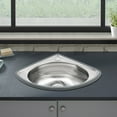 High-Quality Kitchen Sink with Triangular Design, Stainless Steel and ...