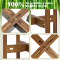 Xrgnb Adjustable Bamboo Plant Stand, Mid Century Modern Plant Holder ...