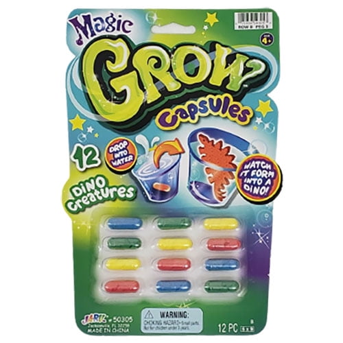 JA-RU Inc. Toys - MAGIC GROW CAPSULES (12 Dino Creatures) - Walmart.com
