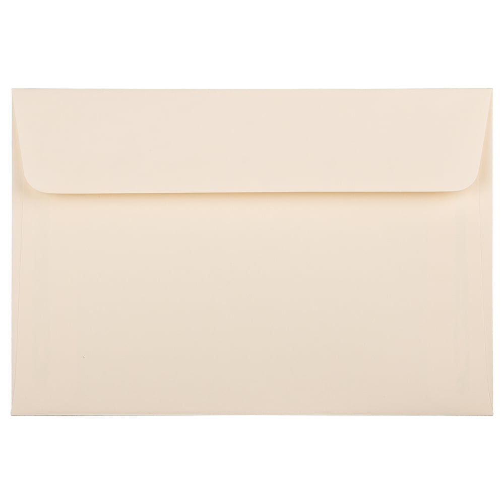 JAM A8 Envelopes, 5 1/2 x 8 1/8, Ivory Wove, 1000/Carton - Walmart.com