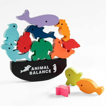 AIMTYD Animal Stacking Toy Stacking Toys for Toddlers 3-6 Dinosaur Toys ...