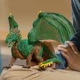Schleich Eldrador Creatures Jungle Dragon Toy with 11” Movable Wings ...