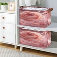 1PCS Fabric Storage Baskets with Iron Frame Foldable Storage Bins with ...