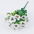 AOMXGD Artificial Pansy Flowers for Outdoor & Indoor, 14" Pansy Silk ...