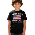 Byoo Toddler Girl Tshirt Happy 250th Birthday USA Flag Graphic ...
