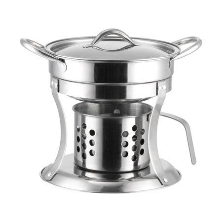 Hot Pot Chafing Dish Pot Single Cooking Pot Alcohol Lid | Walmart Canada