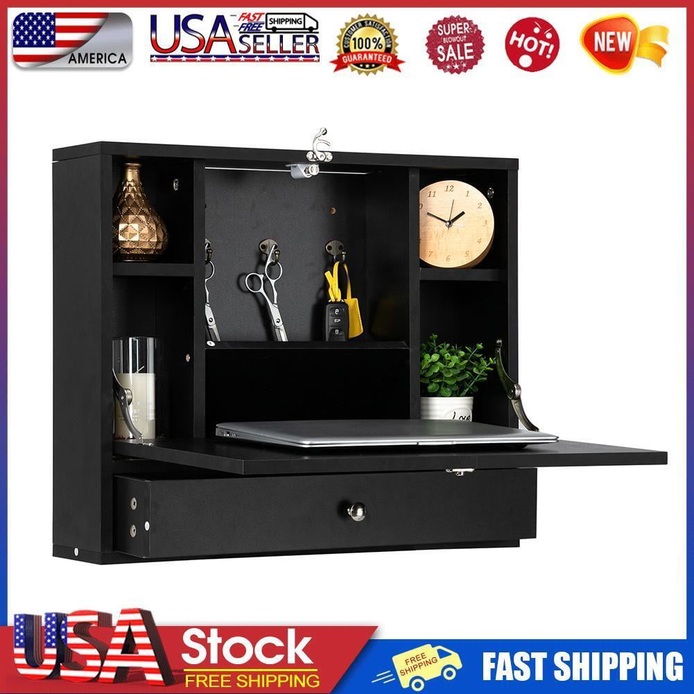 Clerance! Wall Mounted Desk, Folding Wall Table Floating Desk Wall ...