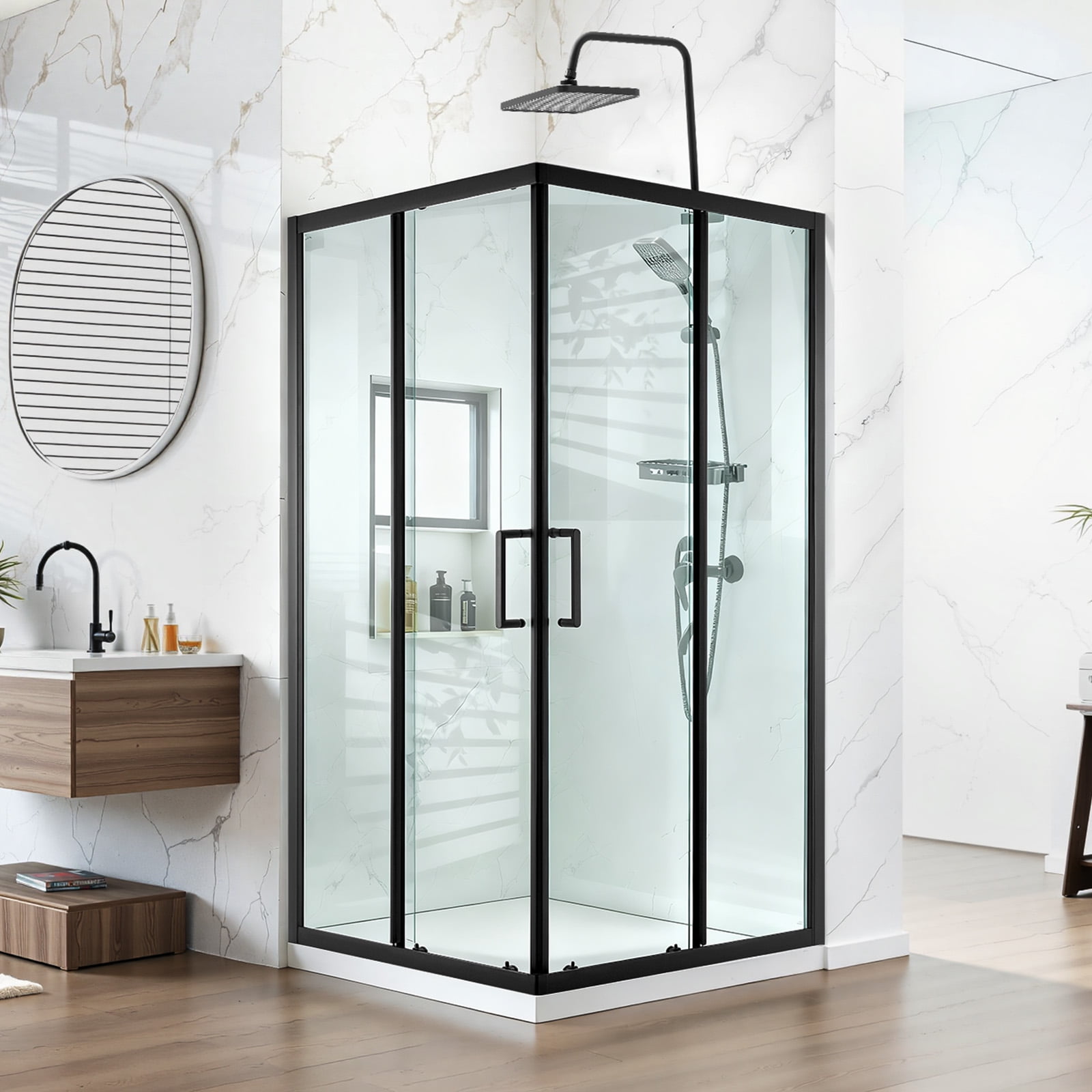 Click here for Vevor Shower Enclosure  35 In. D X 35 In. W X 72 I... prices