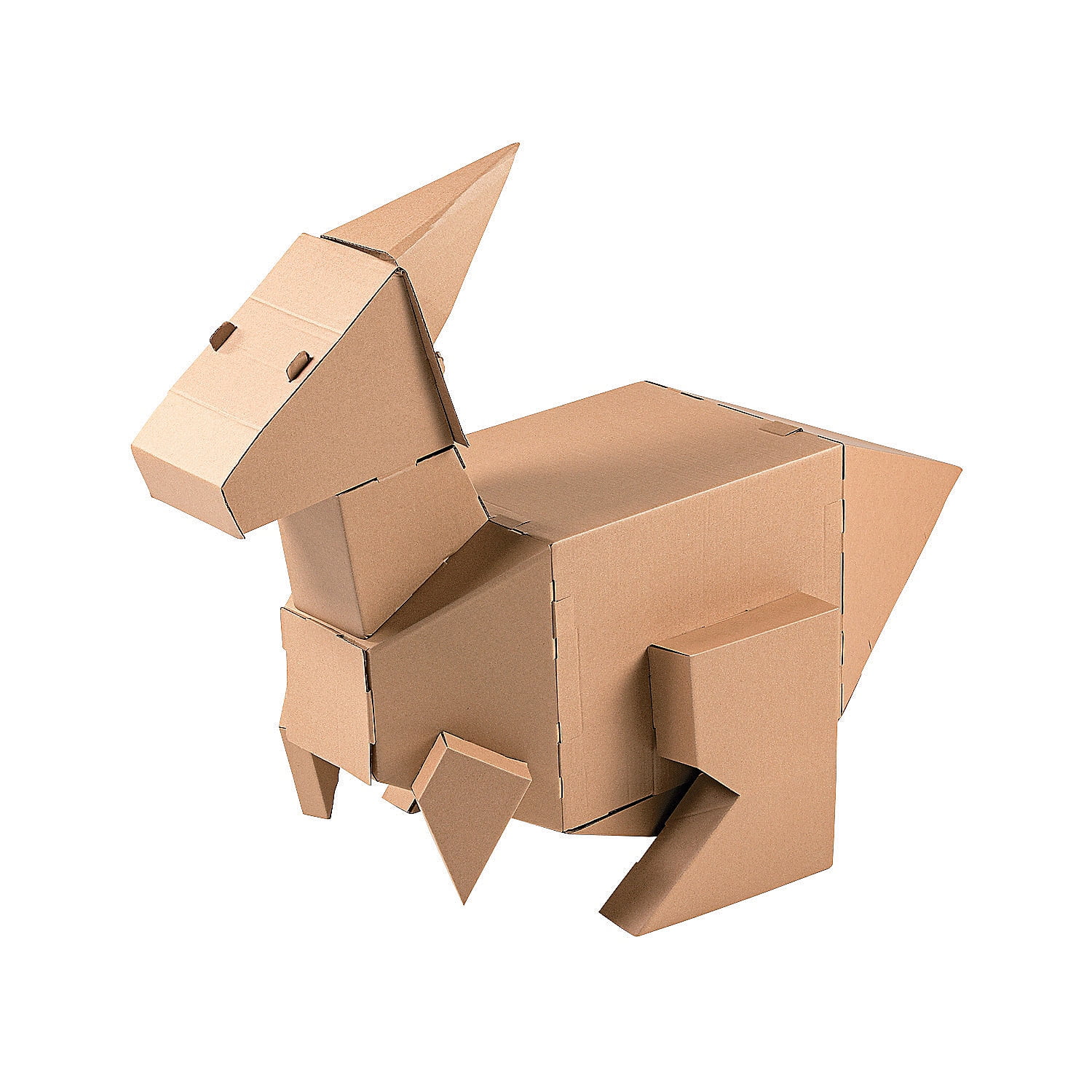 DIY 3D Parasaurolophus Dinosaur Cardboard Stand-Up, Craft Kits, Toy ...