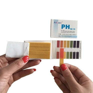 Kinzon 100pcs Universal pH Test Strips, Full Range 0-14, Reliable pH ...