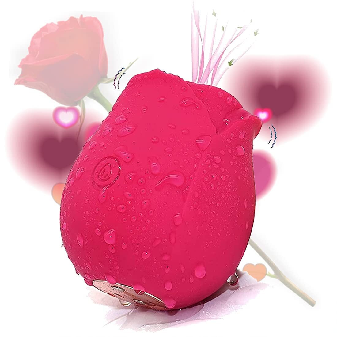 Rose Sex Toy For Women Rose Sex Toy With Tongue Licking Vibrator For Women G Spot Nipple