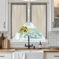 Beige Swag Curtain Valance for Windows, Greek Chinese Style Window ...