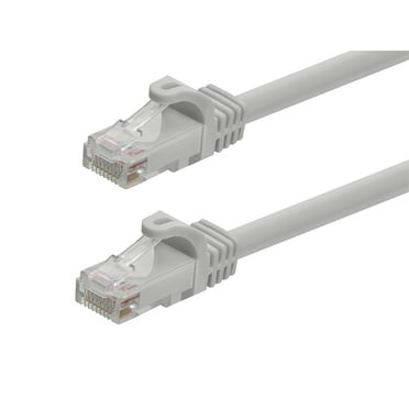 Google (6-Ft) Ethernet Cable RJ45 Gigabit Flat Network Cord - White ...