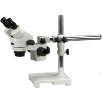 AmScope 7X-45X Stereo Zoom Microscope, Widefield Optics, Single Arm ...