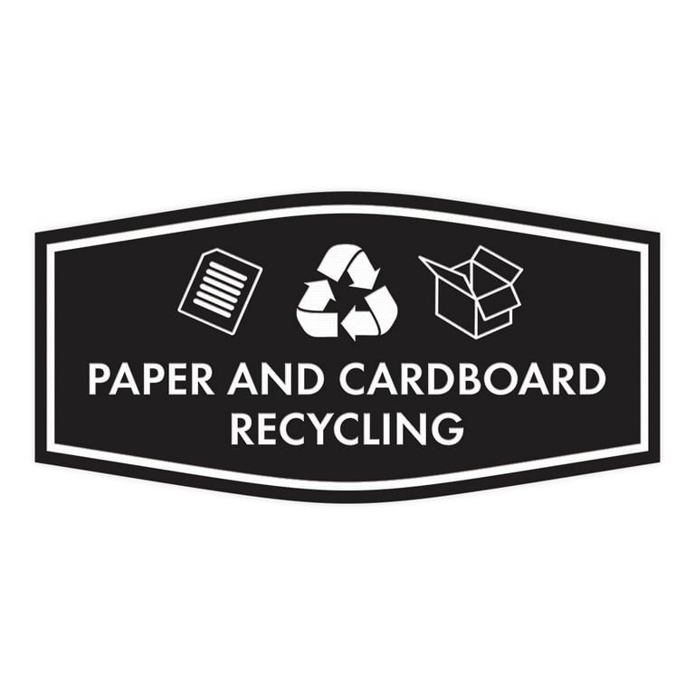 Recycle Paper Sign