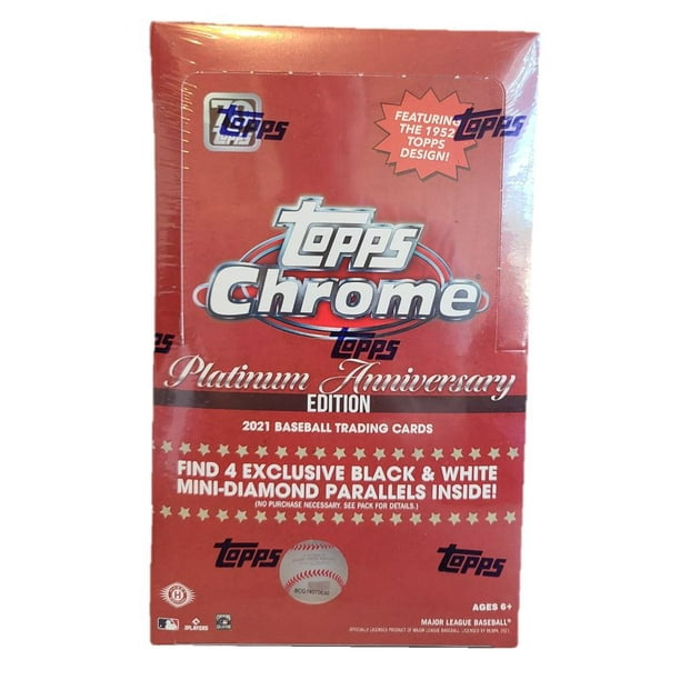 2021 Topps Chrome Platinum Anniversary Baseball Lite Hobby Box ...