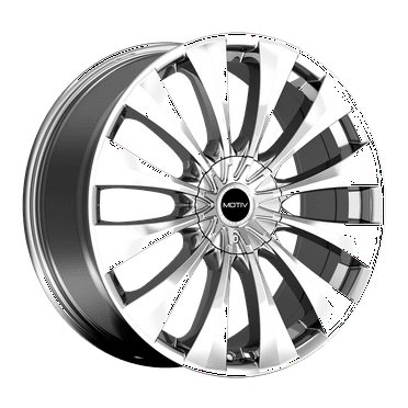 Motiv 20x8.5 5X4.50 432C Rigor Chrome Wheel Rim - Walmart.com