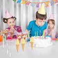 15 Holes Ice Cream Cone Holder Acrylic 3 Layers Snack Holder Display ...