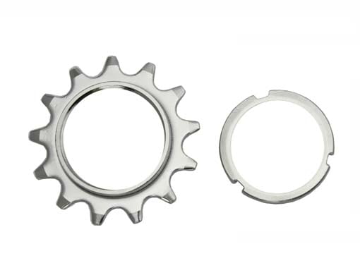 13T Track Fix Cog 1/8 Chrome. Bike cog, bicycle cog for track bike ...