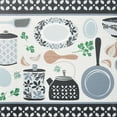 Mainstays Multicolor Kitchen Mat, Kitchen Utensils, 18"W x 30"L ...