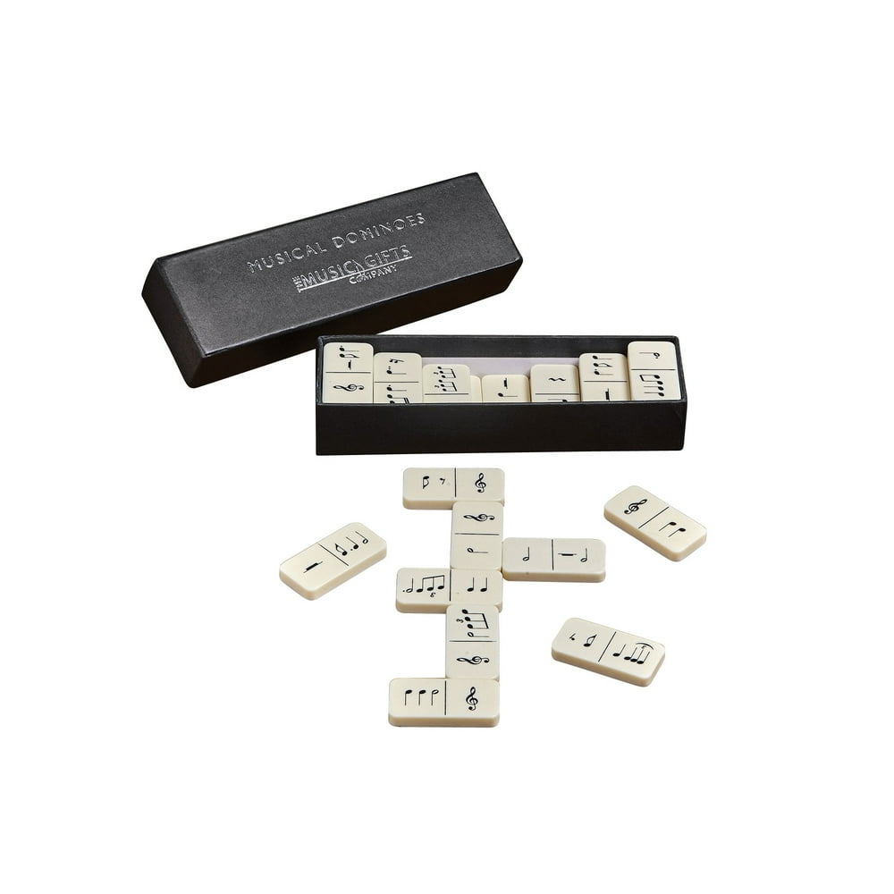 The Music Gifts Company Musical Dominoes Game - 28 Music Note Pieces ...