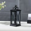 Rustic Western Farmhouse Galvanized Metal Pillar Candleholder Trapezium ...