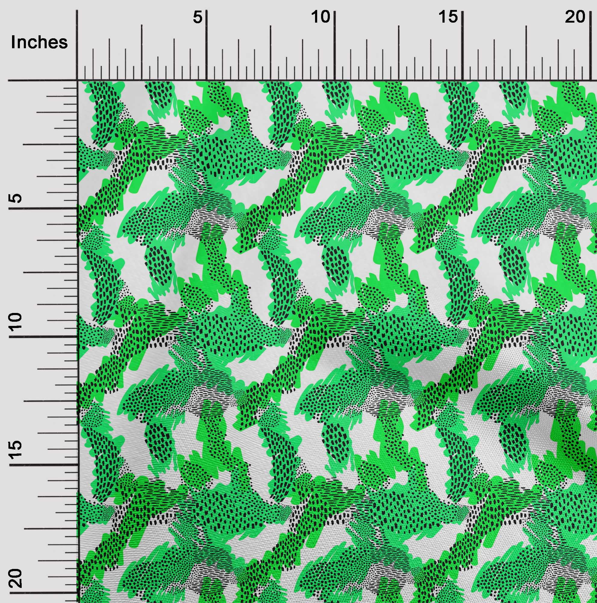 oneOone Cotton Jersey Light Green Fabric Animal Skin Diy Clothing ...