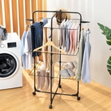 Kingrack Collapsible & Foldable Clothes Drying Rack, 3-Tier Indoor ...
