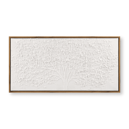 Bouclair Art Encadré Arbre Blanc 23.6 X 11.8 Po (60 X 30 cm) - Walmart.ca