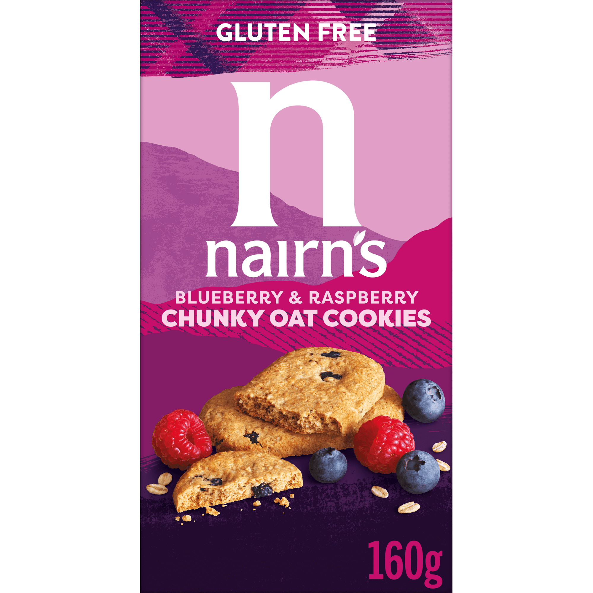 Click here for Nairns Gf Chunky - Blueberry/Raspberry Cookies 160... prices