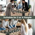 Costway 54" Foosball Table with 2 Balls & 26 Players 2 Bead Style ...