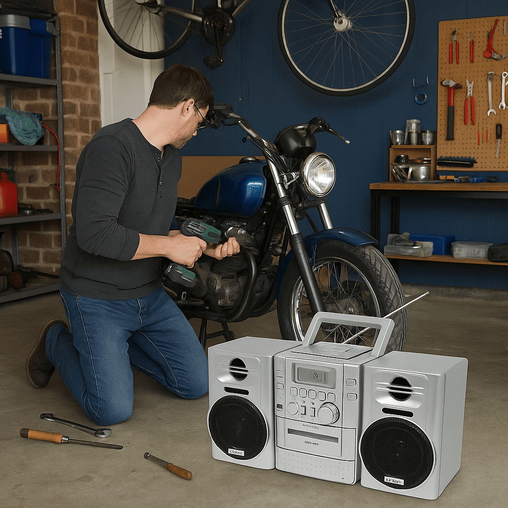Portable Stereo System with Cassette/ Recorder, Top Nepal | Ubuy