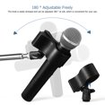 BESTYASH 3Pcs Black Adjustable Microphone Holders with Iron Screw ...