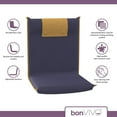 Bonvivo Adjustable Padded Floor Chair with Back Support, Multifunctional, Blue & Beige - Walmart.com